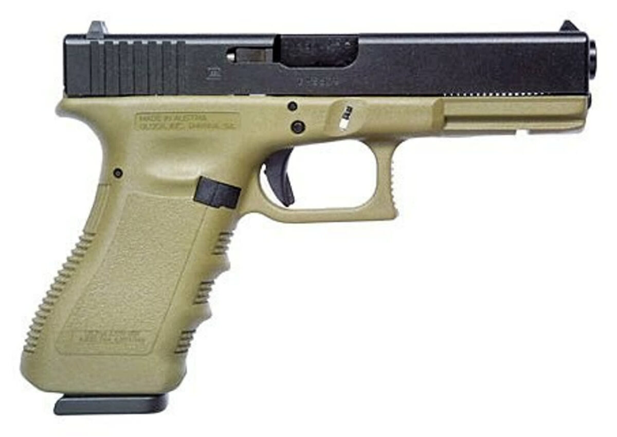 GLOCK G17 OD GREEN 9MM 4.49'' 2-17RD MAGS - Range Time